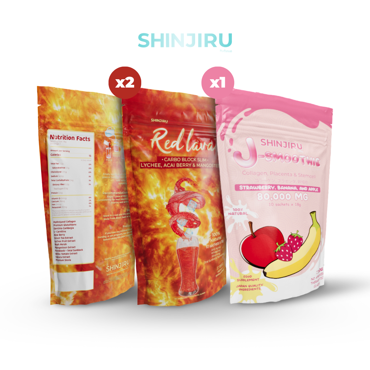 Shinjiru Red Lava Carbo Block Slim Juice | 1 Pack – Shinjiru | Beauty ...